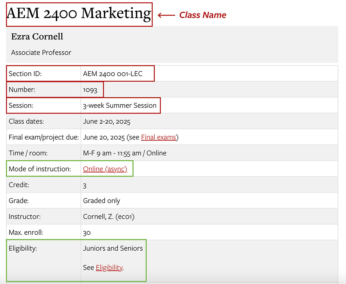 Select Your Courses - Apply - Precollege Studies